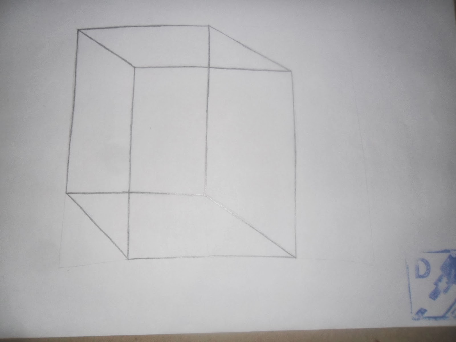 Dibujo de imitación: boceto y perspectiva : Procedimiento del trazo del ...