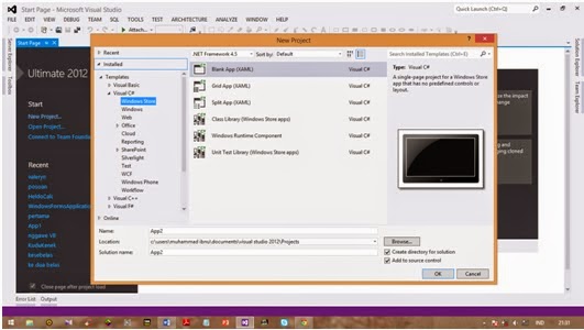 Fitur pada visual studio 2012 | Semua Tentang Pengetahuan