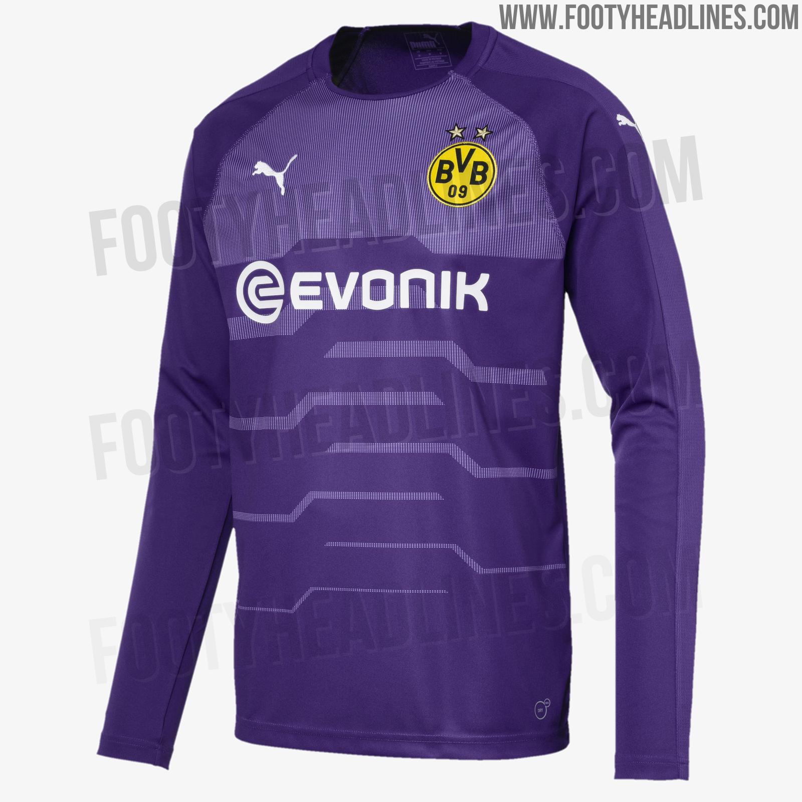 Puma Borussia Dortmund 18-19 Goalkeeper Home, Away & Third Kits ...