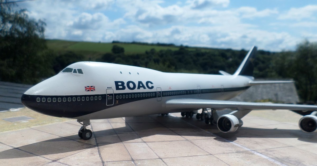 FalkeEins - a modelling blog: British Airways Boeing 747 in BOAC livery