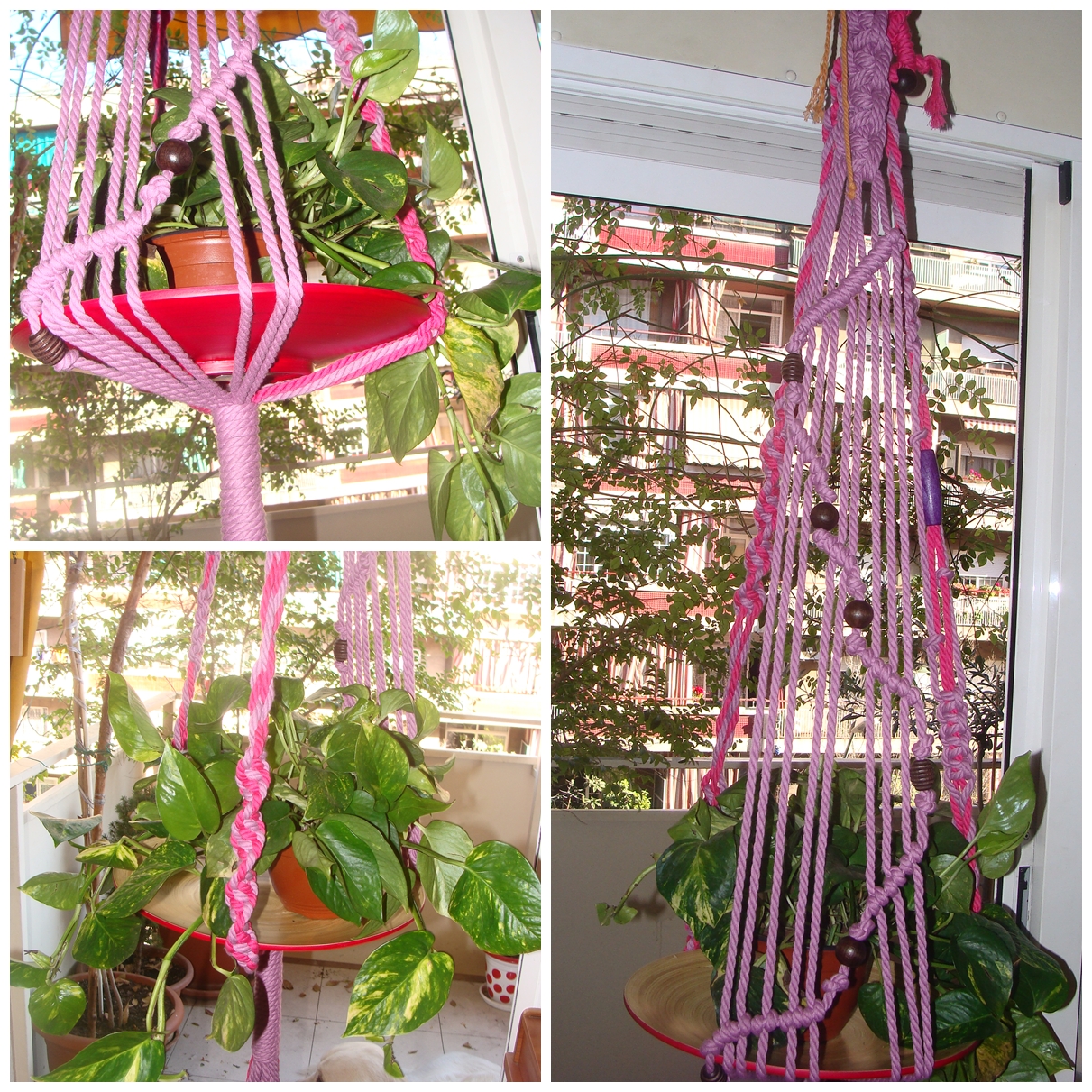 Ami: Todos los maceteros de macramé en una sola entrada