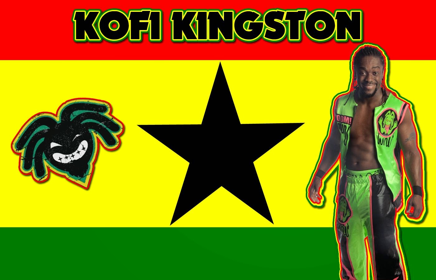 WWE HD Wallpaper Free: Kofi Kingston Hd Wallpapers Free Download
