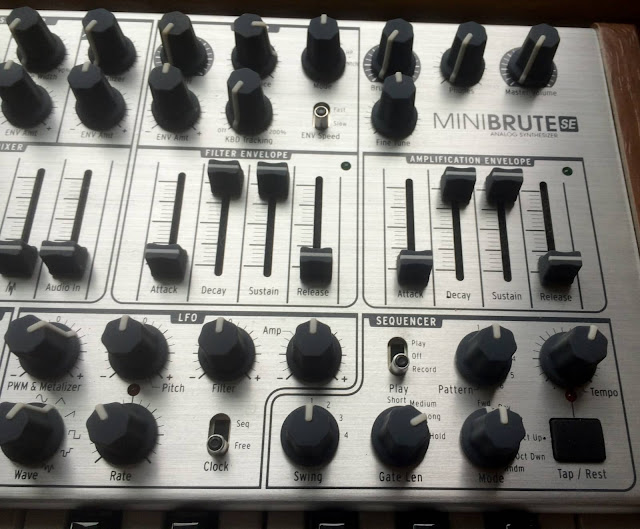 MATRIXSYNTH: Arturia SkiniBrute - MiniBrute Minus the Keys in Custom Case