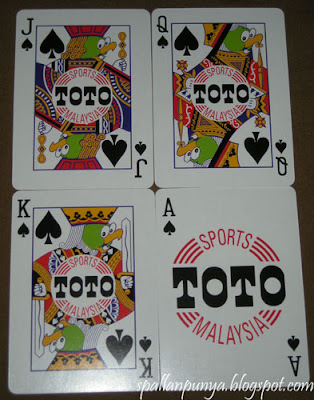 SPORTS TOTO poker card