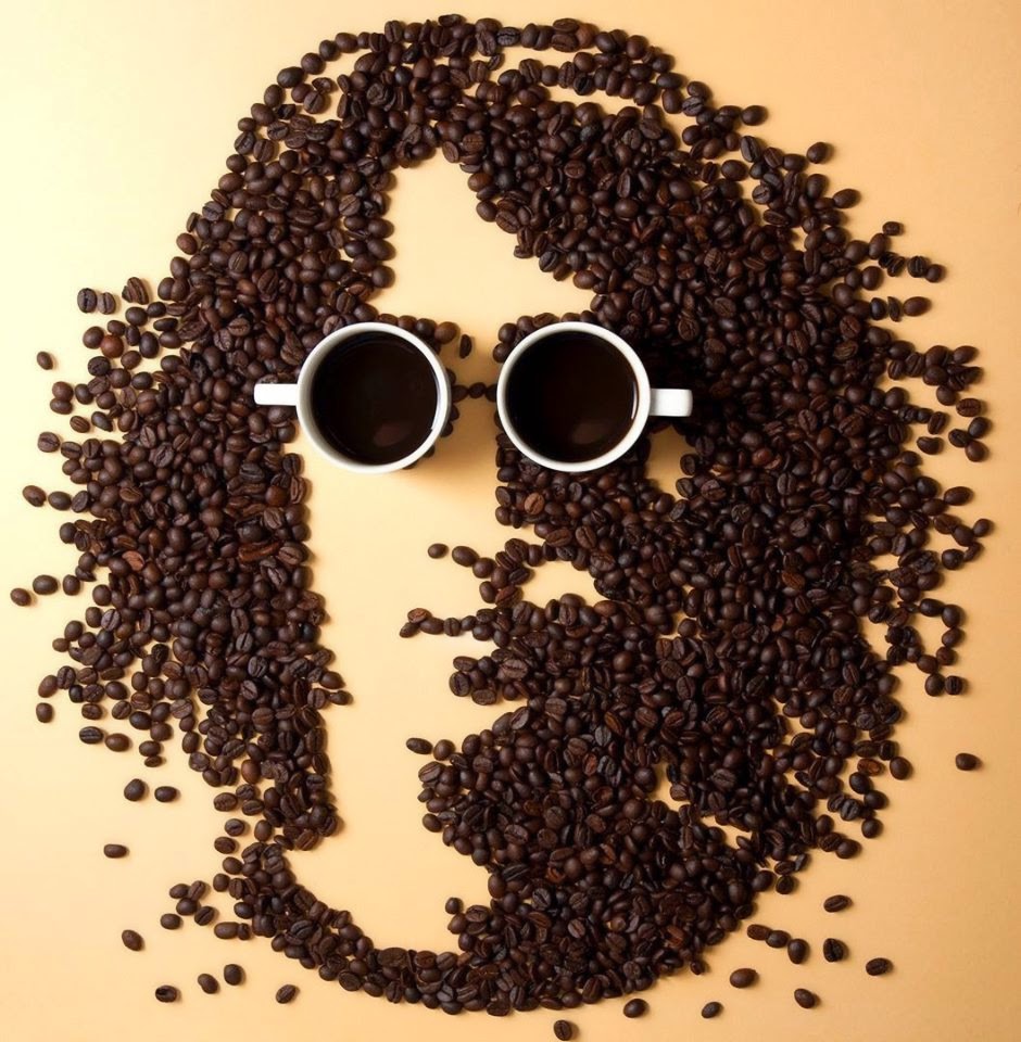 Karya Seni Dari Biji Kopi (Foto Art) | Riez Techno