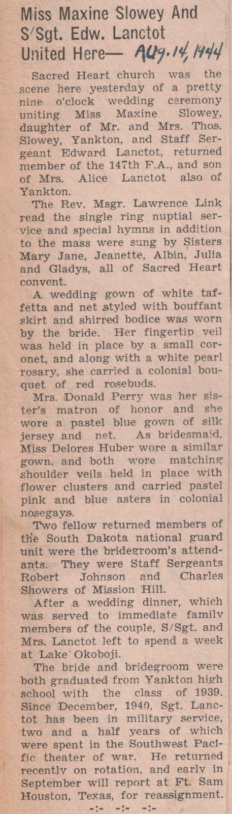 Are My Roots Showing?: Wedding Wednesday - Ed Lanctot and Maxine Slowey