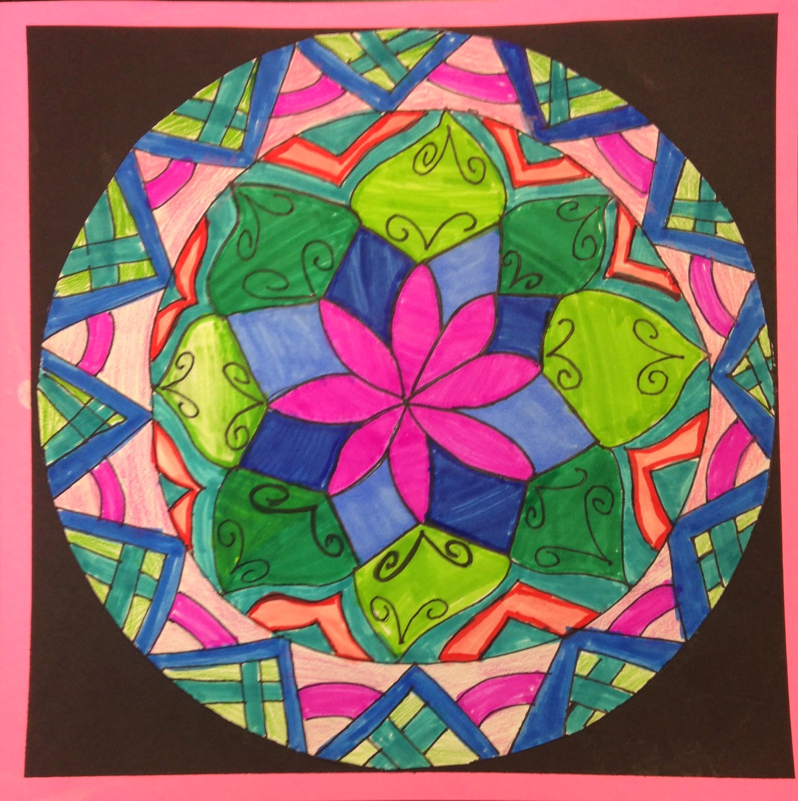 Sylvandale Middle School Art Class: Mandalas