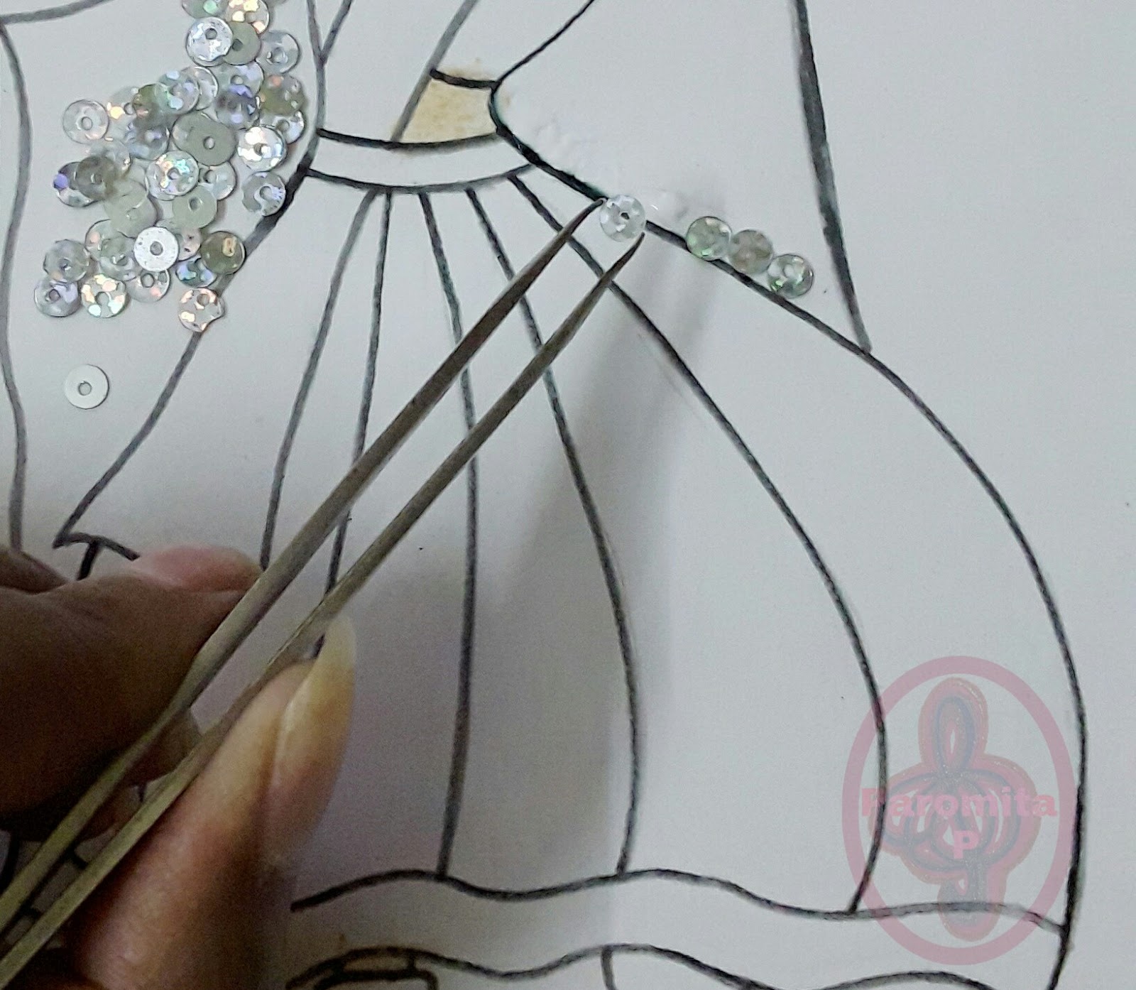 Sequins Artwork - Paromita's Passions