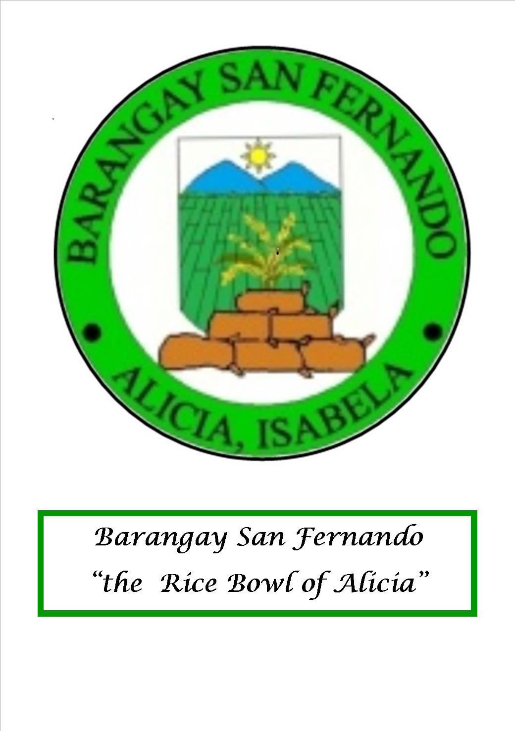 SAN FERNANDO ALICIA ISABELA: HISTORY OF BARANGAY SAN FERNANDO