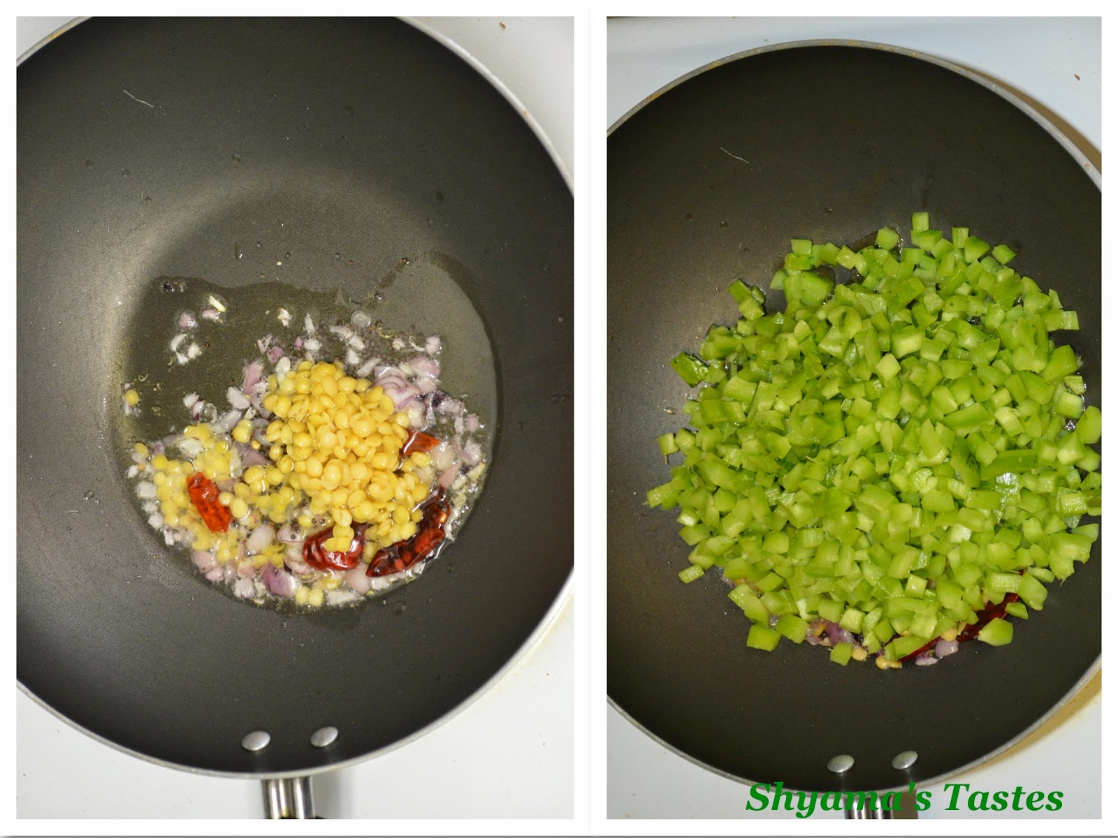 Shyama's Tastes: Padavalanga Thoran/Snake Gourd Thoran