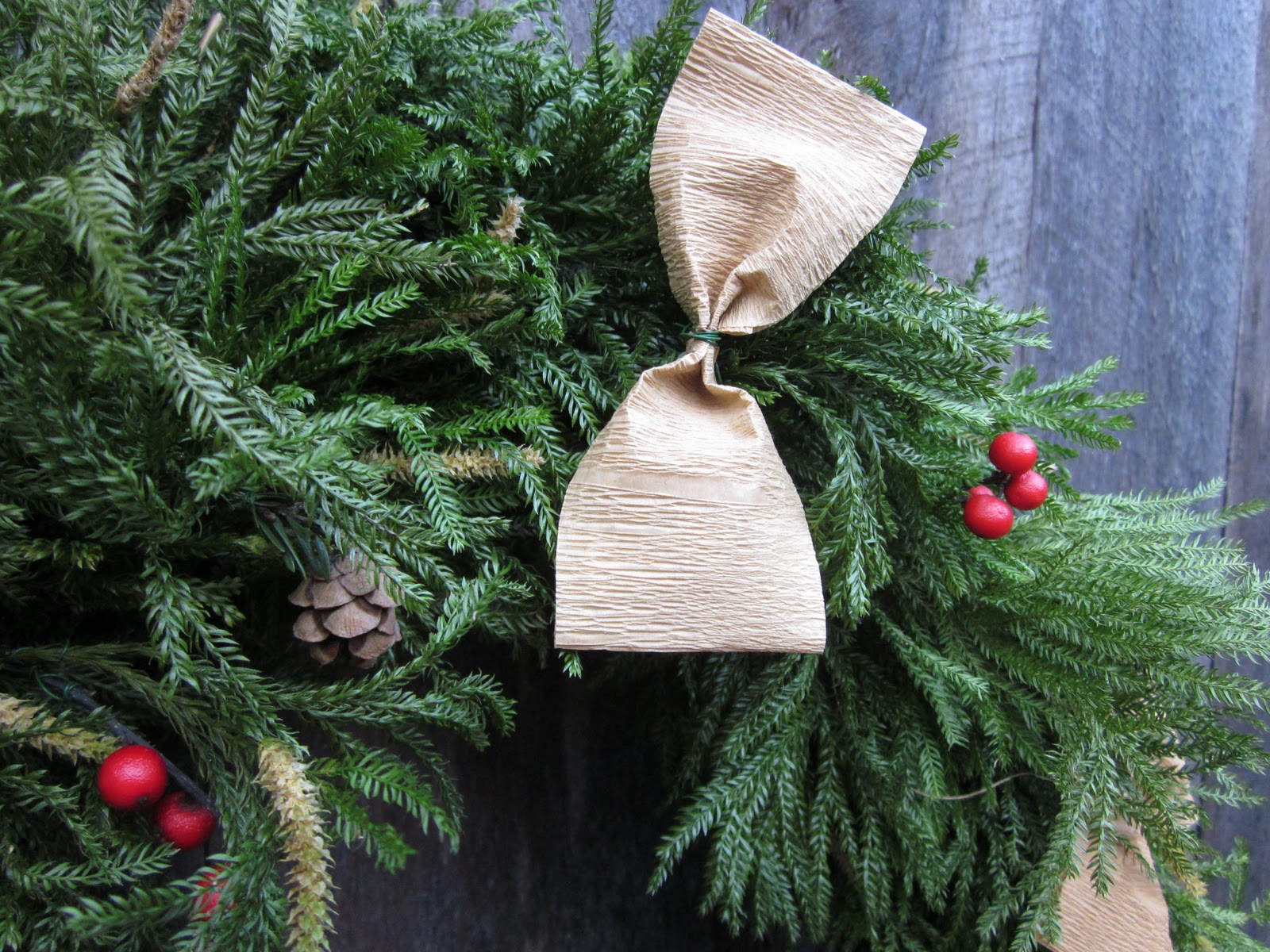 CHESTNUT HILL vintage and design: My First Princess Pine Wreath