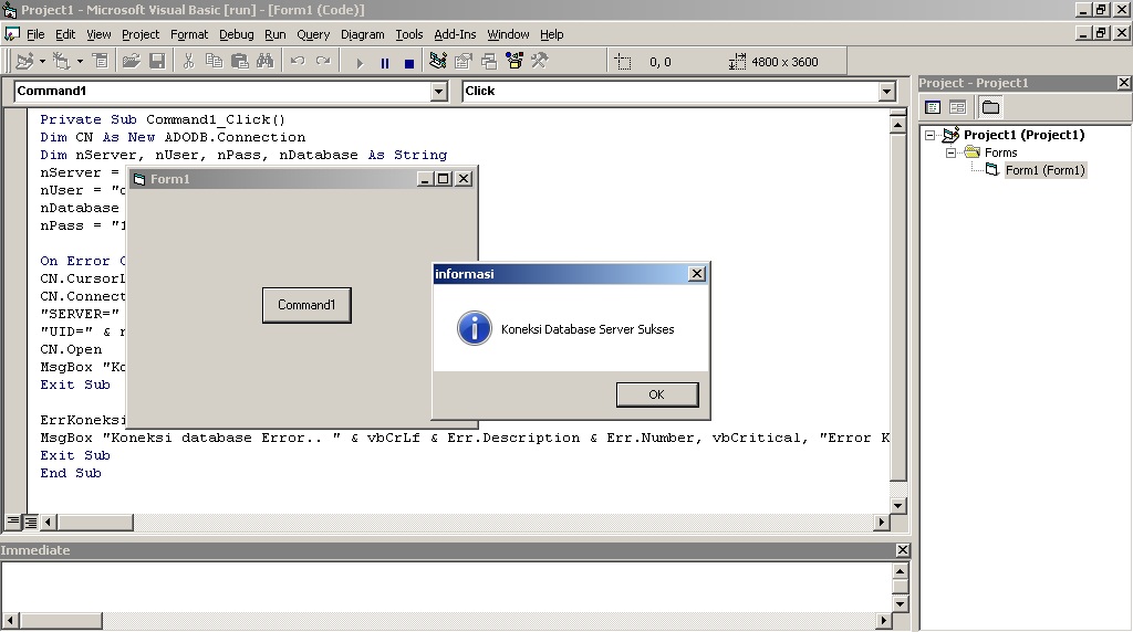 Cara Koneksi Databse Mysql Server Online Menggunakan Visual Basic 60 Vb6 Gudang Sourcode