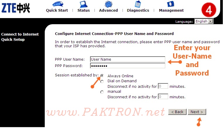 Configuration of PTCL Static IP Address - Complete Settings | Paktron ...