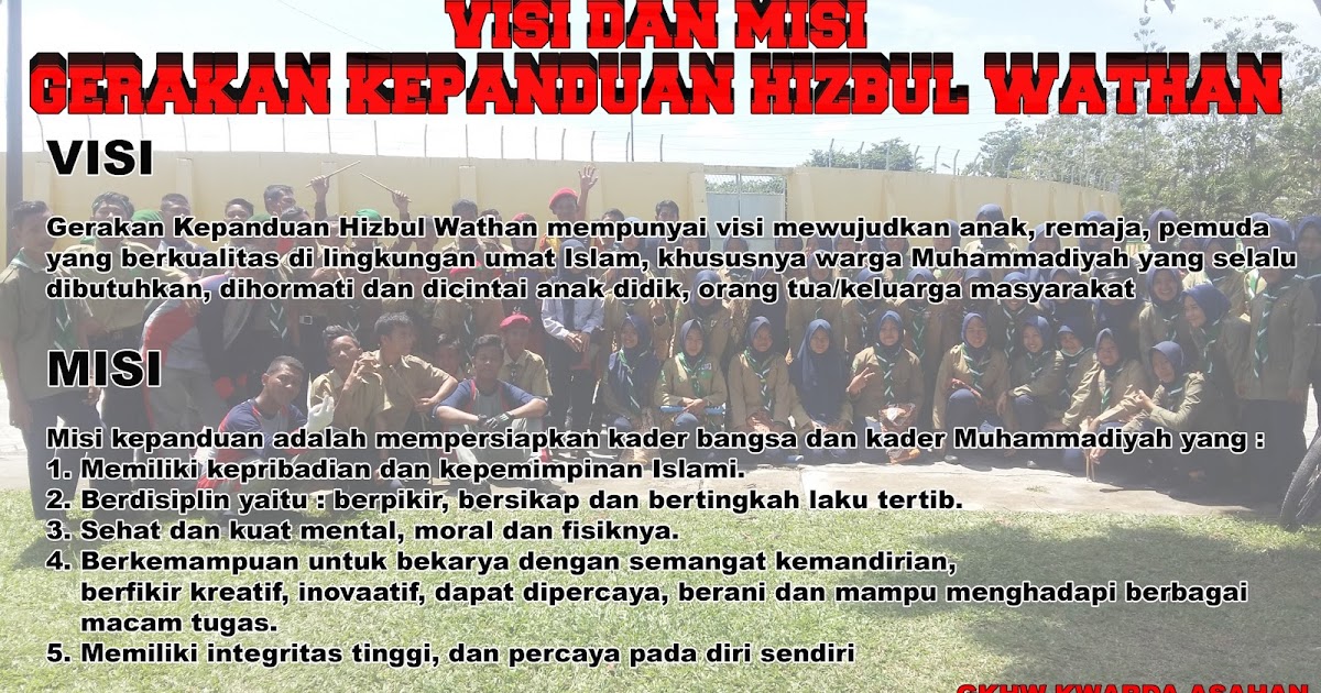 VISI MISI, UNDANG-UNDANG DAN JANJI PANDU HW ~ GKHW KWARDA ASAHAN