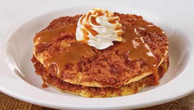Denny's Introduces New Dulce de Leche Crunch Pancakes