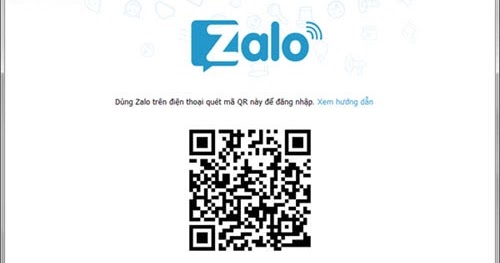 QR code on Zalo