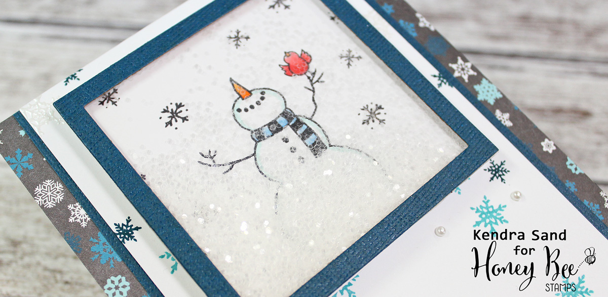 Luv 2 Scrap n' Make Cards: Sweet Snowman with Honey Bee Stamps