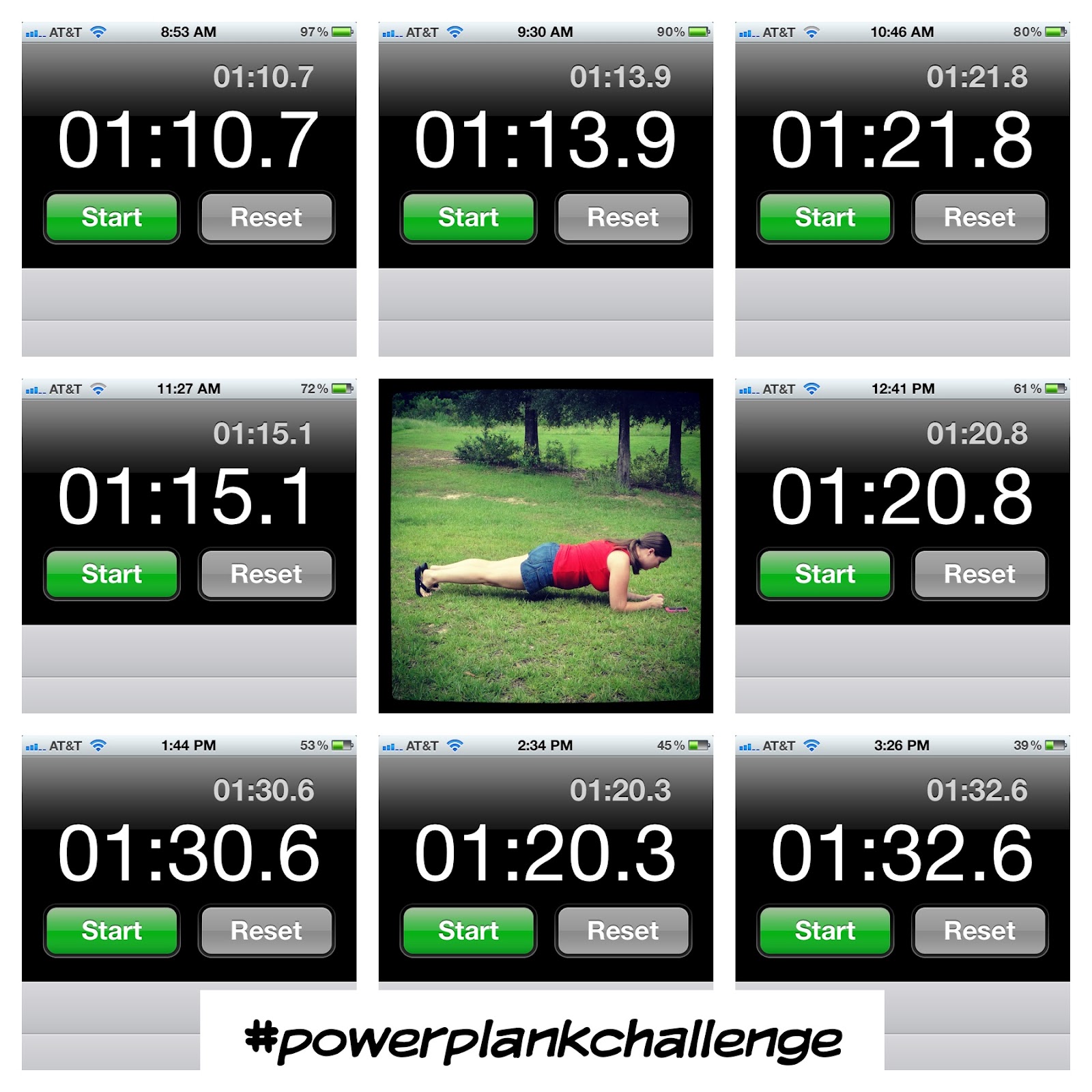 Road Runner Girl: Power Plank Challenge WINNER!