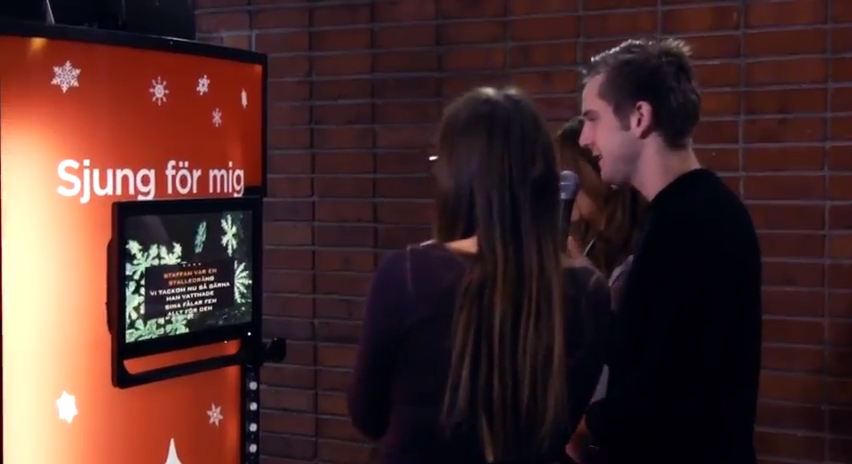 Neat! Coca-Cola - "Sing for Me" Vending Machine