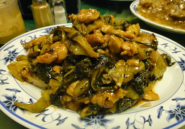 Local ramblings: Pork with Sin Choy