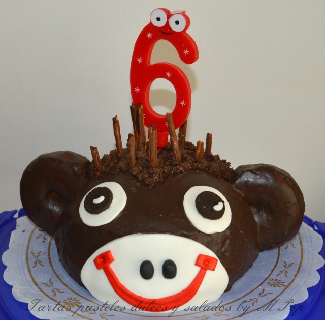 tartas pasteles dulces y salados by mpop: Tarta Mono