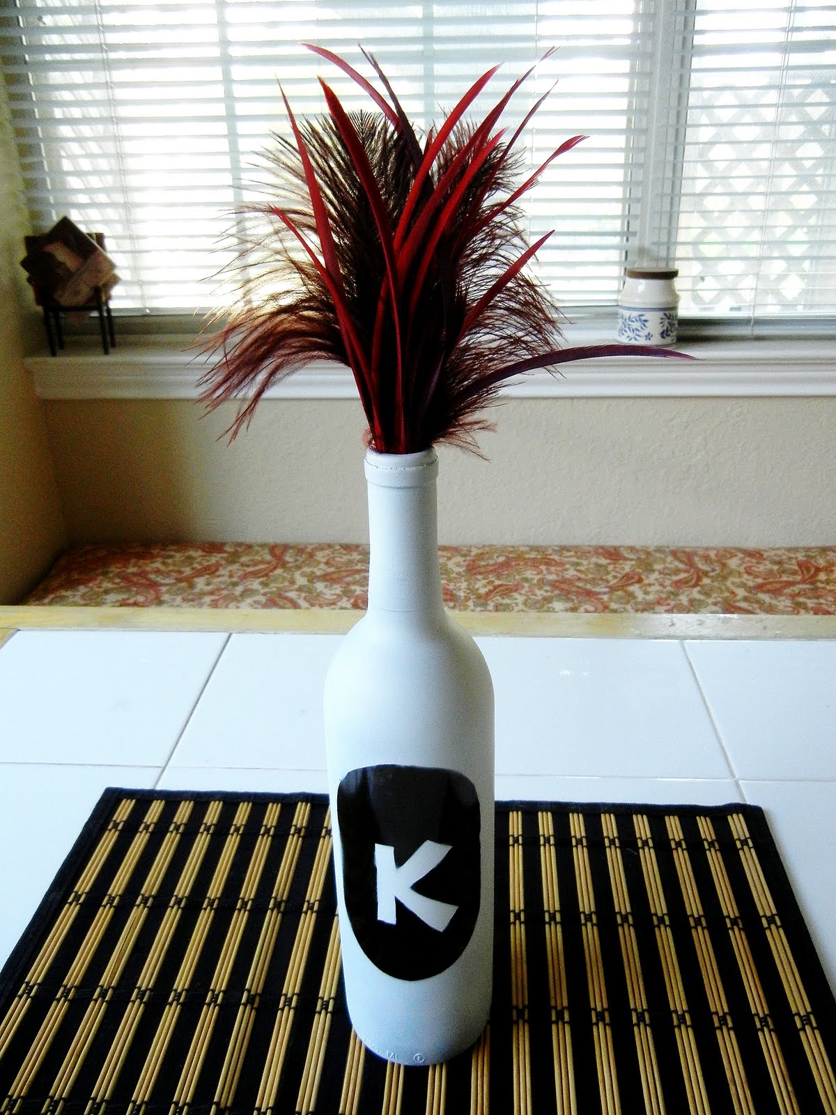 Release Me Creations: DIY Wednesday Monogram Wine Bottle Tutorial