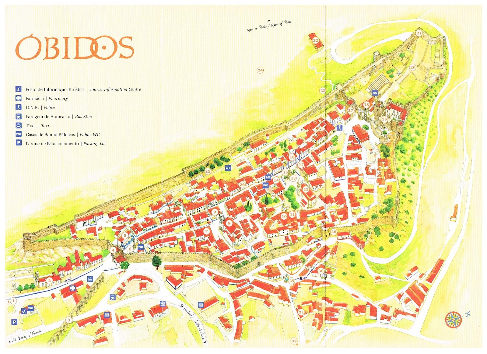 Vai e Vem: Mapas de Óbidos