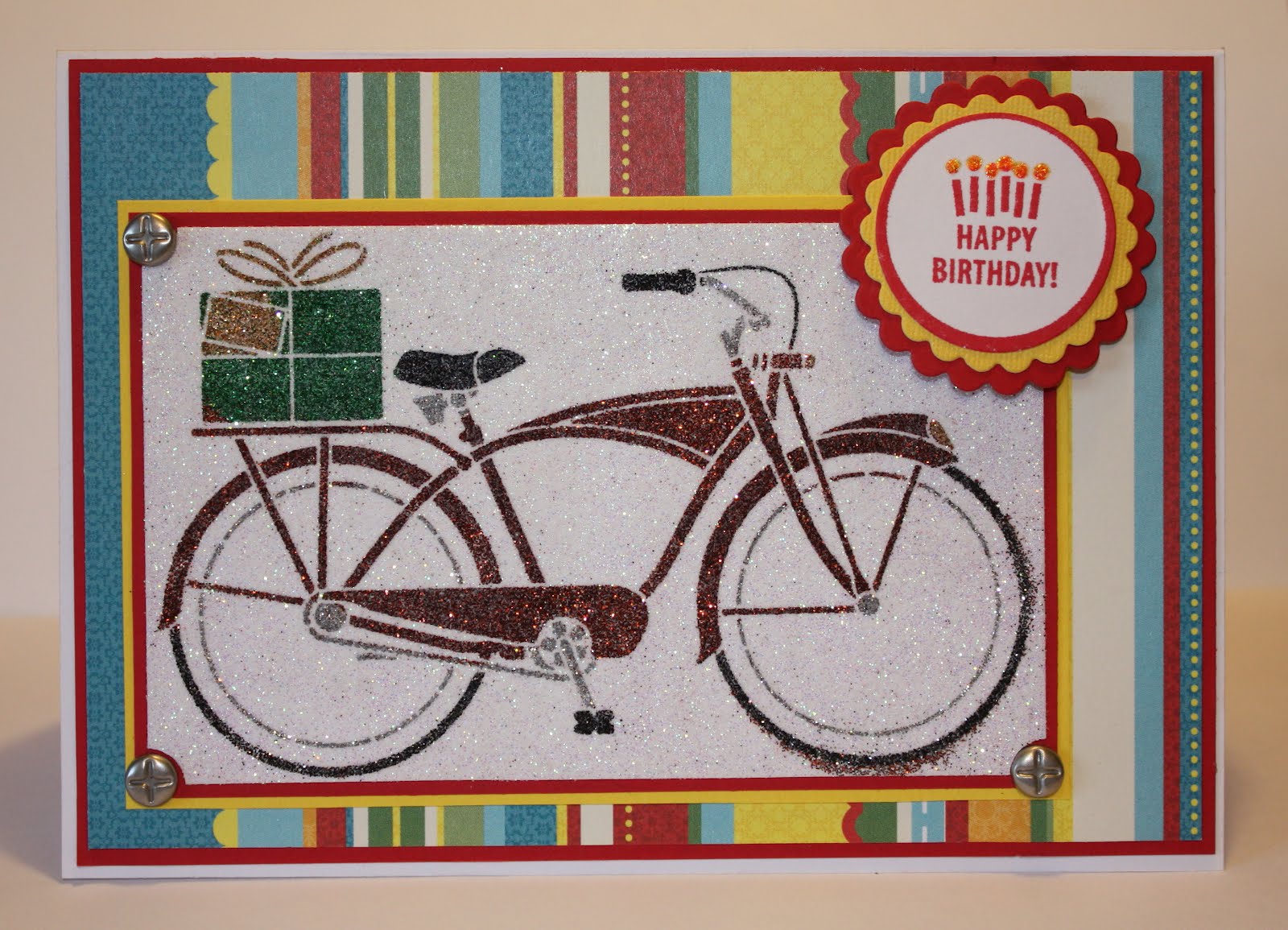 Thimbles, Bobbins, Paper and Ink: Bicycle Birthday card