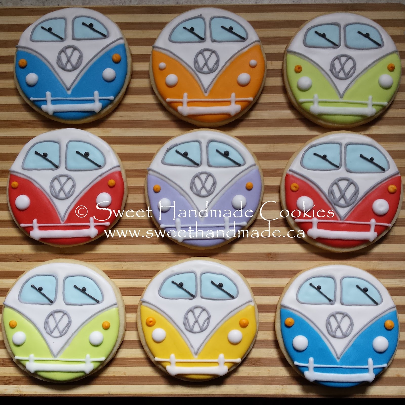 Sweet Handmade Cookies: VW Bus Cookies