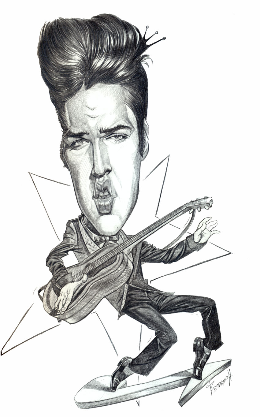 All Three of Elvis: Comic Elvis