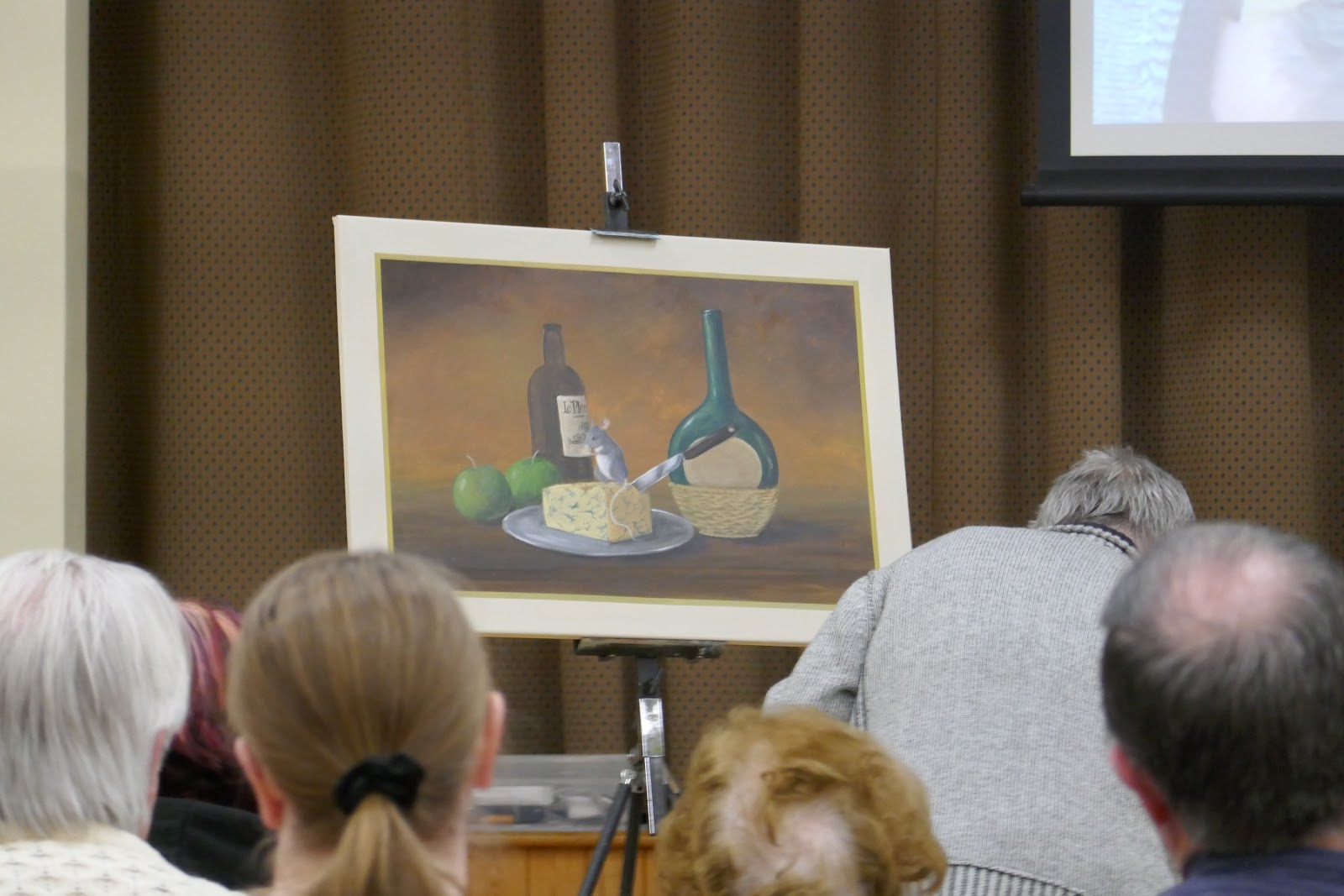 Virginia Water Art Society Diary: Edwin Cripps Demonstration 7th March 2018