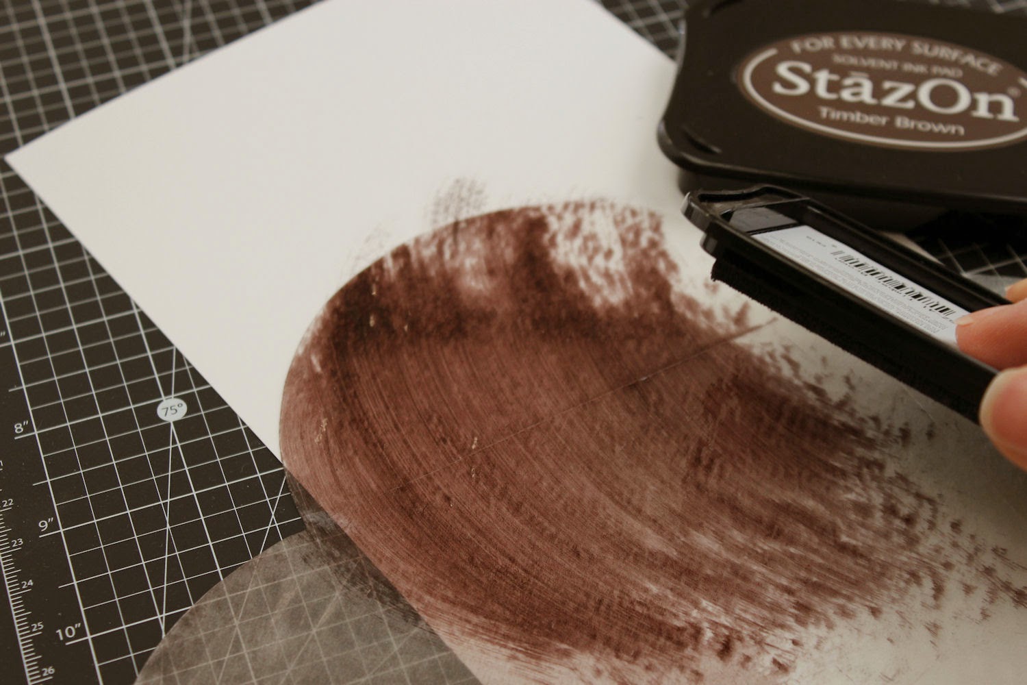 Permanent stamping on plastic - Staying powder with StazOn ink ...