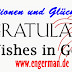Congratulations and Wishes in German « L E A R N G E R M A N