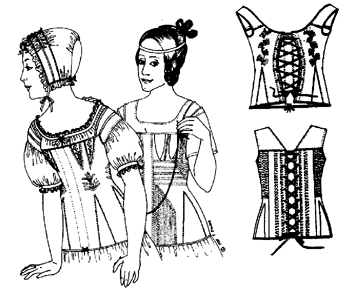 Frolicking Frocks: Corded Stays