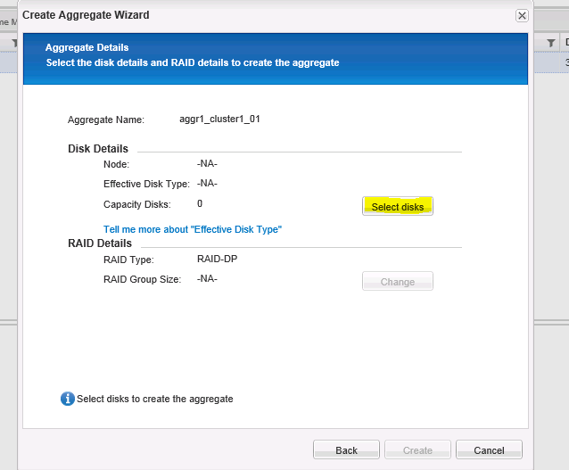 Netapp Library: Create a New Aggregate on Cluster Node