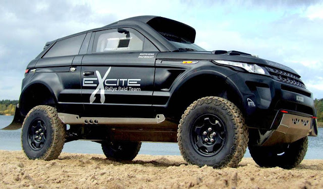 Range Rover Evoque feito para o Rally Dakar