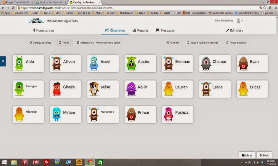 The Fabulous First Grade: Back To School Linky: Behavior Management