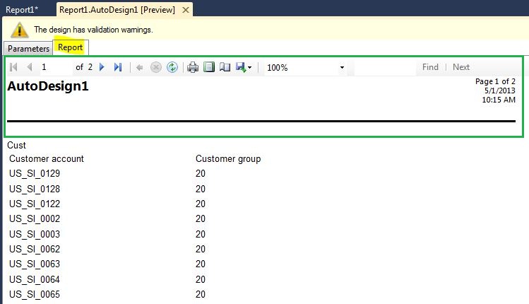 SSRS Ax 2012: How to design reports with builtin templates-ww12345678 ...