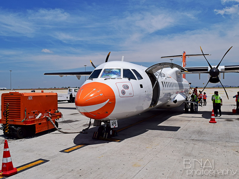 On the smiling Plane 114 - BLR to Chennai!