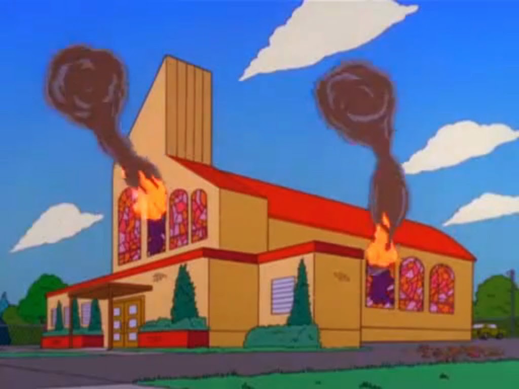 Cavort: First Church of Springfield MOC (Simpson's church)