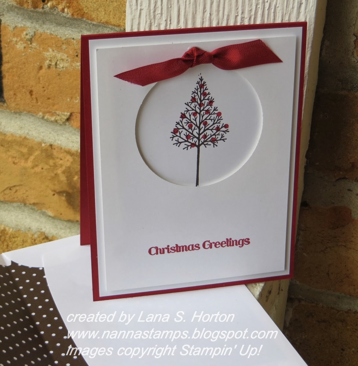 Stamping with Nanna: Stamp-A-Stack for Christmas... Card 2