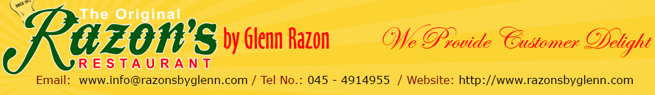 Razon's Restaurant: Delivery
