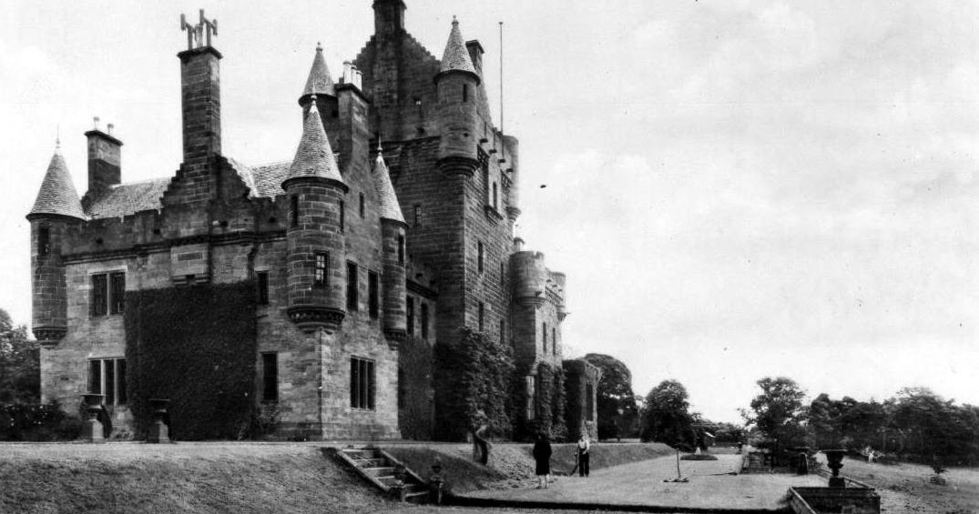 Tour Scotland: Old Photograph Ayton Castle Scotland
