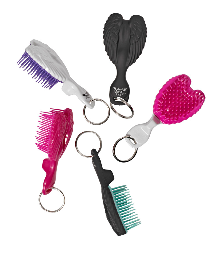 My Mom-Friday: The Girl and Her Tangle Angel Baby Brush