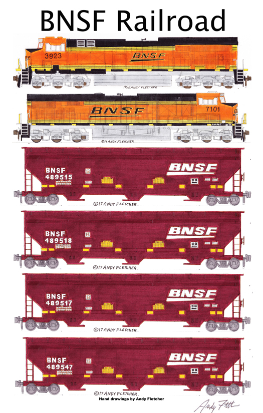 Andy Fletcher Blog-: BNSF Grain Train at Havre, Montana