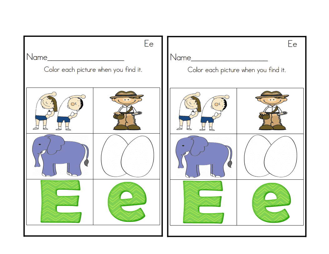 Sprinkles to Kindergarten!: Letter Ee Activities