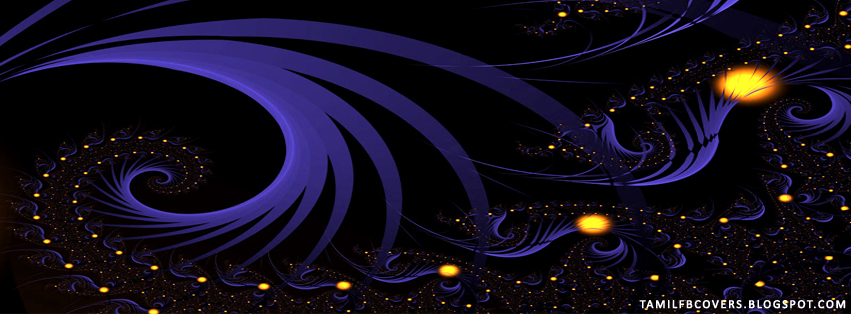 My India FB Covers: Purple abstract -Abstract FB Cover