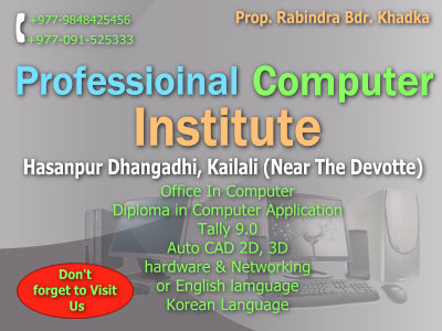 Professional Computer Institute Hasanpur Dhangadhi kailali Nepal - HSEB ...