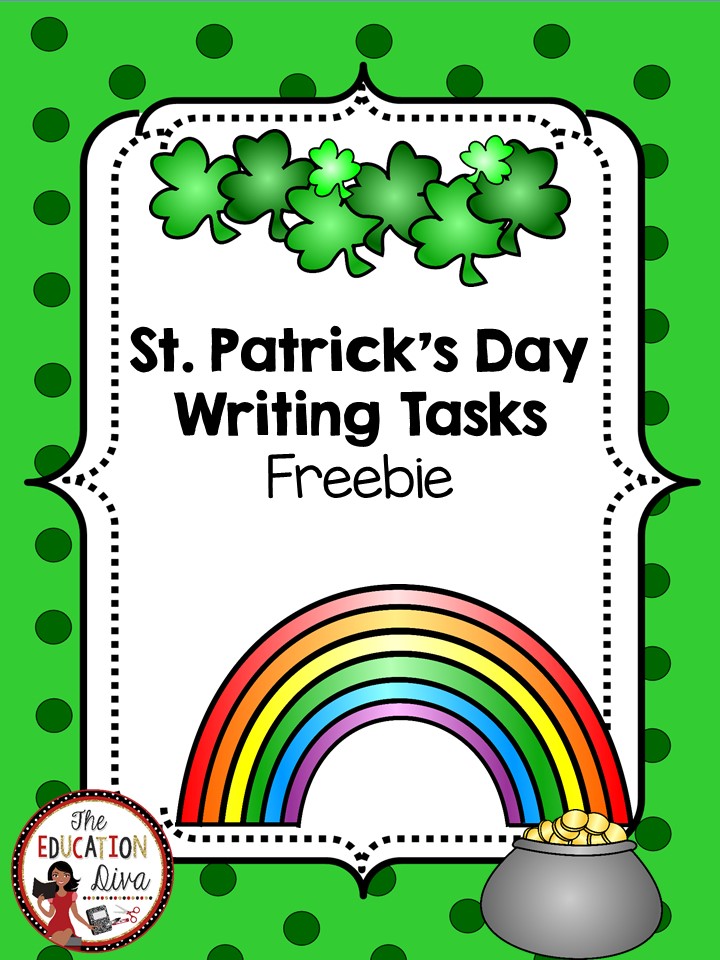 The Education Diva: St. Patrick's Day Writing Tasks FREEBIE