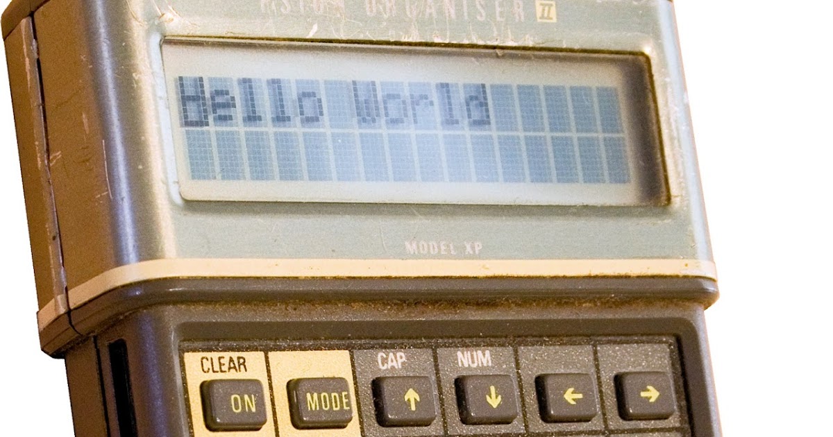 Retromobe - retro mobile phones and other gadgets: Psion Organiser II (1986)